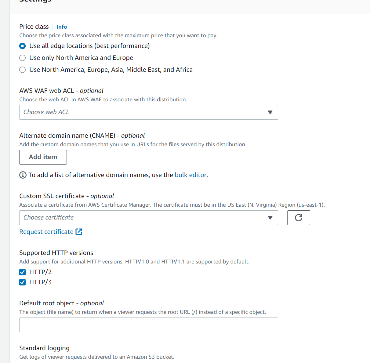 使用 Cloudfront CDN | EdNovas的小站